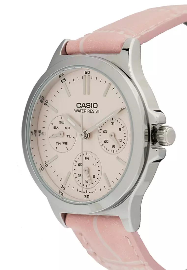 Jual Casio Women Ltp V300l 4audf Pink Original 2025 Zalora Indonesia
