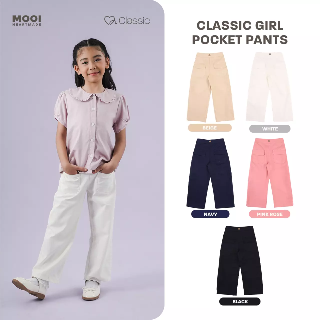 Jual Mooi Heartmade Mooi Celana Panjang Anak Perempuan Classic Girl ...