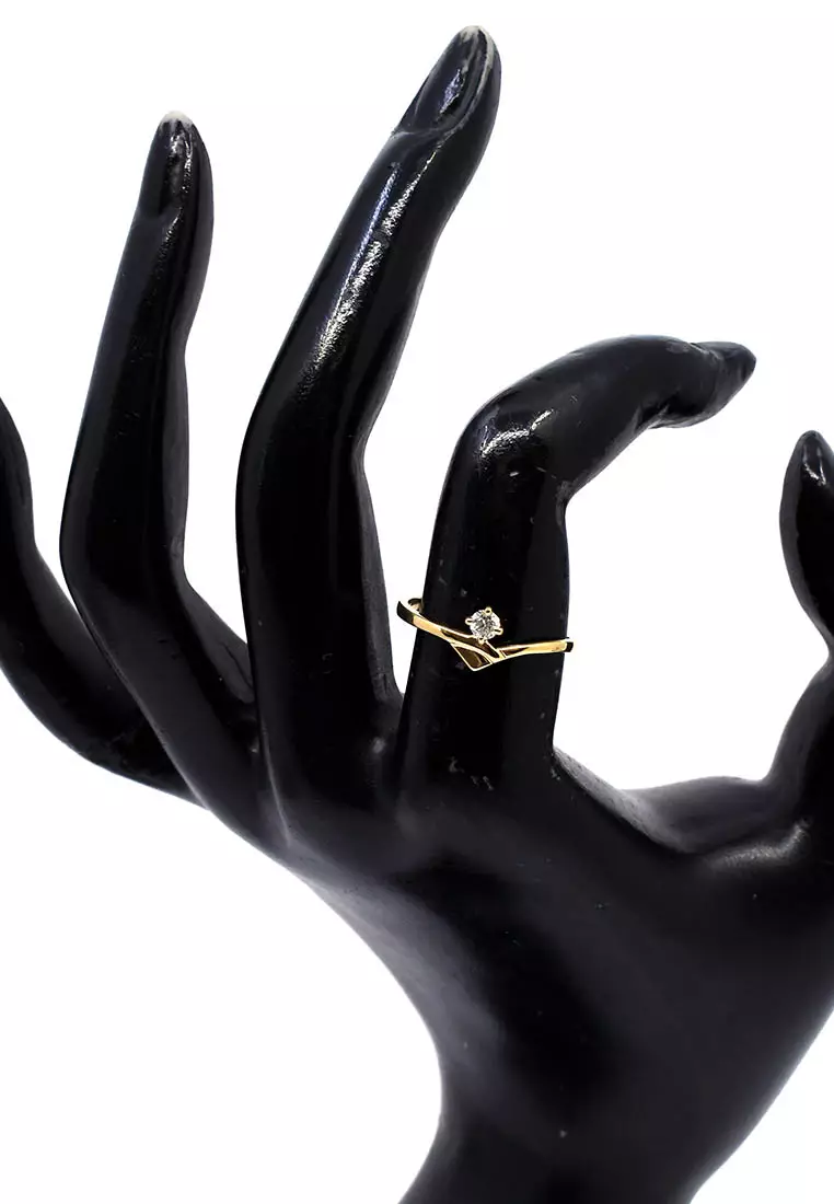 Buy CEBUANA LHUILLIER JEWELRY 18K Italian Made Yellow Gold Lady Ring ...