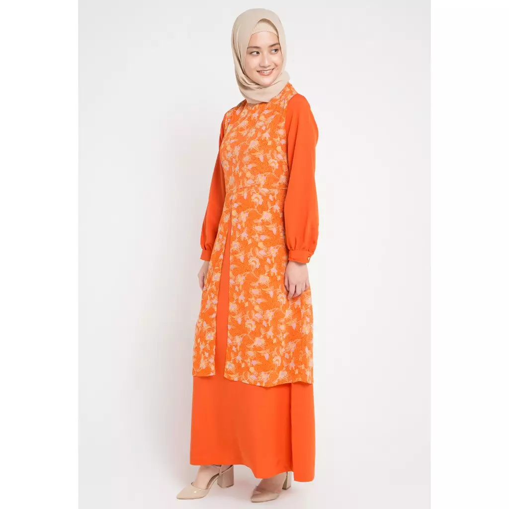 Jual Korz KORZ Double Layer Gamis Original 2024 | ZALORA Indonesia