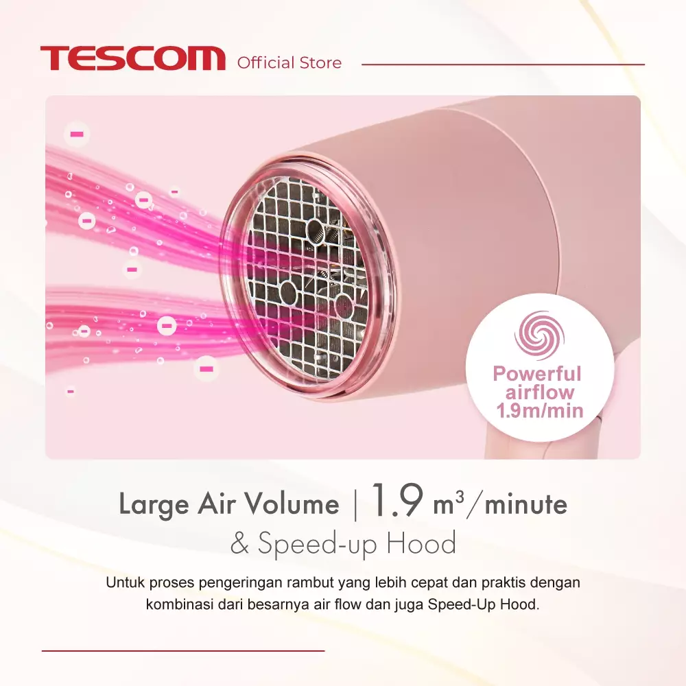 Jual Tescom Paket Tescom Ion Hair Dryer TD550ID - Pengeriting Rambut ...