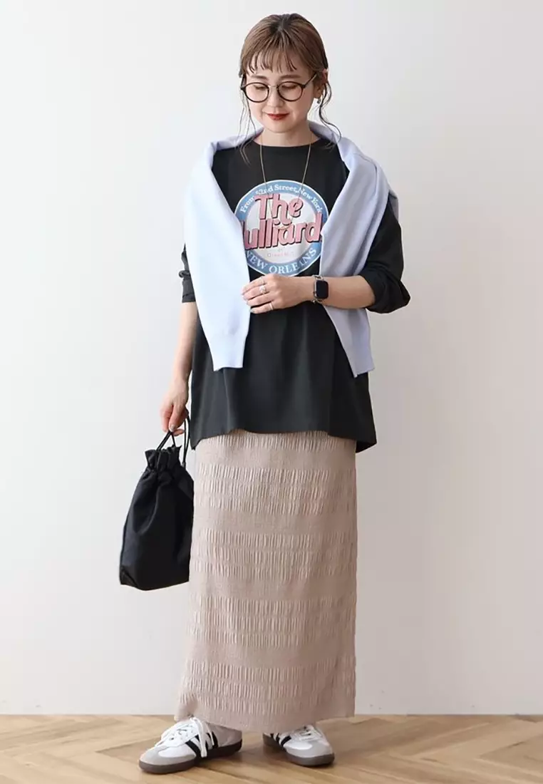 Jual Bobo Tokyo American Holic - Kuwazu Shirred Straight Skirt Original ...