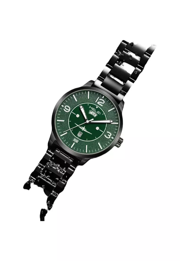 Buy OPCHIC Stainless Steel Large Numeral Waterproof Quartz Watch 2025 ...