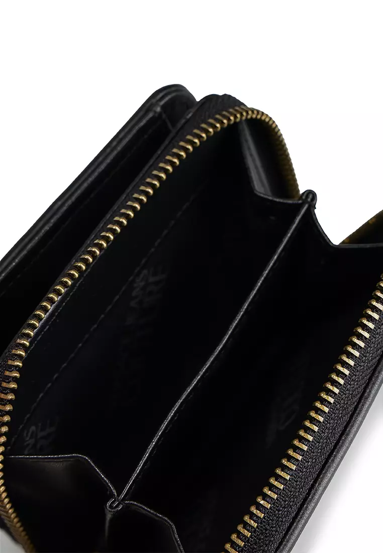 Jual VERSACE JEANS COUTURE Thelma Zip Quilted Wallet (tr) Original 2025 ...