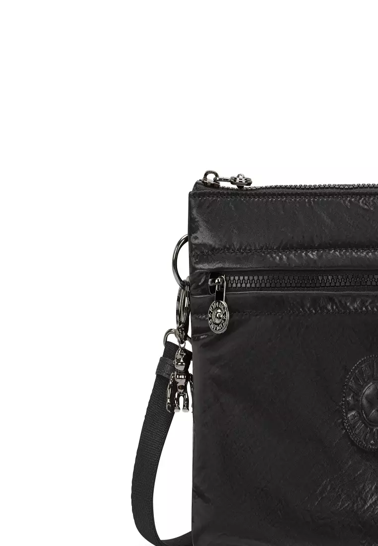 Buy Kipling Kipling Riri L Zip Crossbody Bags Jet Black Glam Online ...