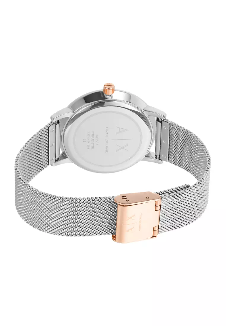 Buy Armani Exchange Armani Exchange Silver Watch AX5537 Online | ZALORA ...