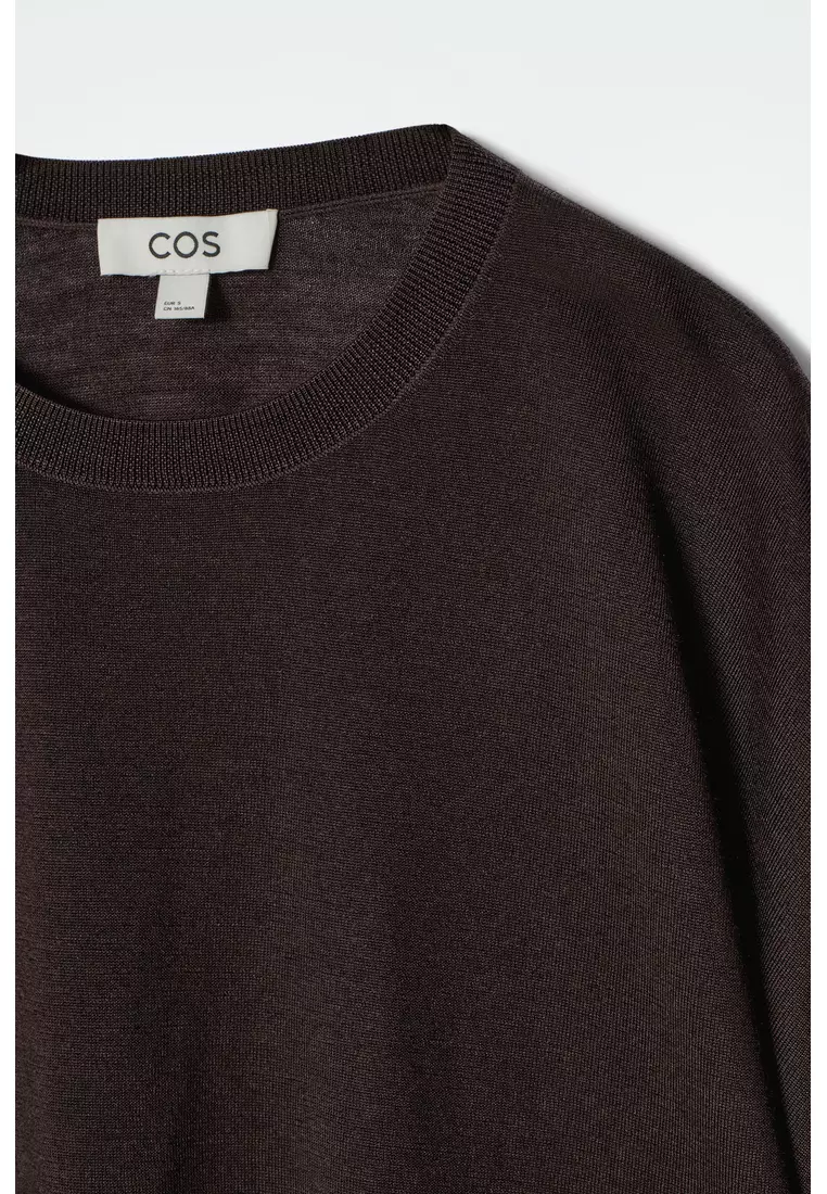 Buy COS MERINO WOOL T-SHIRT 2025 Online | ZALORA