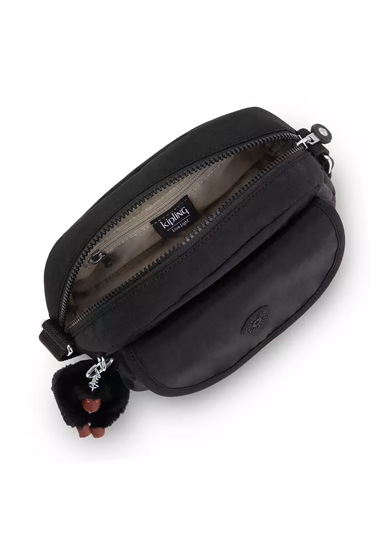 Buy Kipling STELMA Black Tonal Crossbody Bag 2025 Online | ZALORA