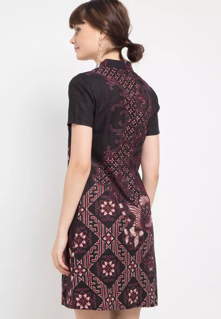 Jual Rianty Batik Dress Arla Original 2025 | ZALORA Indonesia