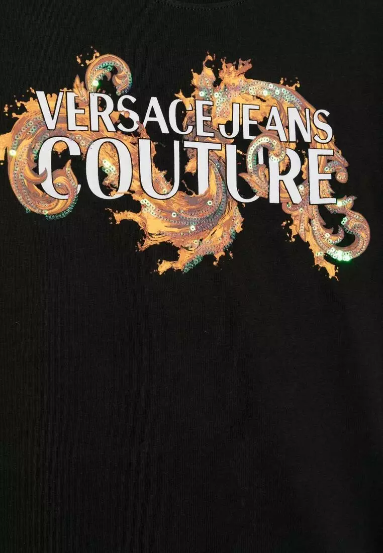 Buy Versace Jeans Couture Cotton T-Shirt 2026 Online | ZALORA