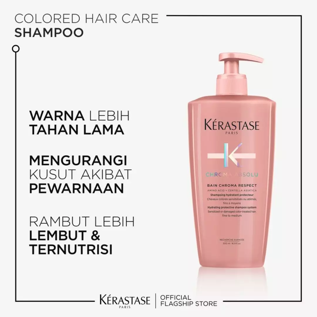 Jual Kerastase Kerastase Chroma Absolu 500ml Shampoo for Colored Hair ...