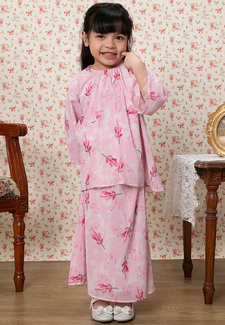 Buy Lubna Kids RINA BABYDOLL KURUNG Online | ZALORA Malaysia