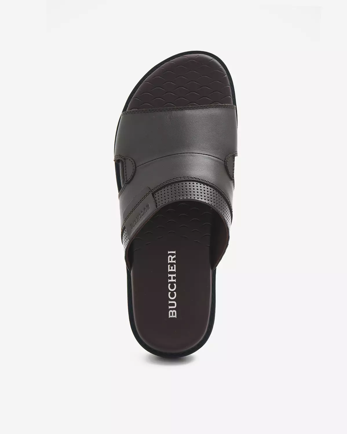 Jual Buccheri Buccheri Tercio Sandal Men Dark Brown Original 2026 ...