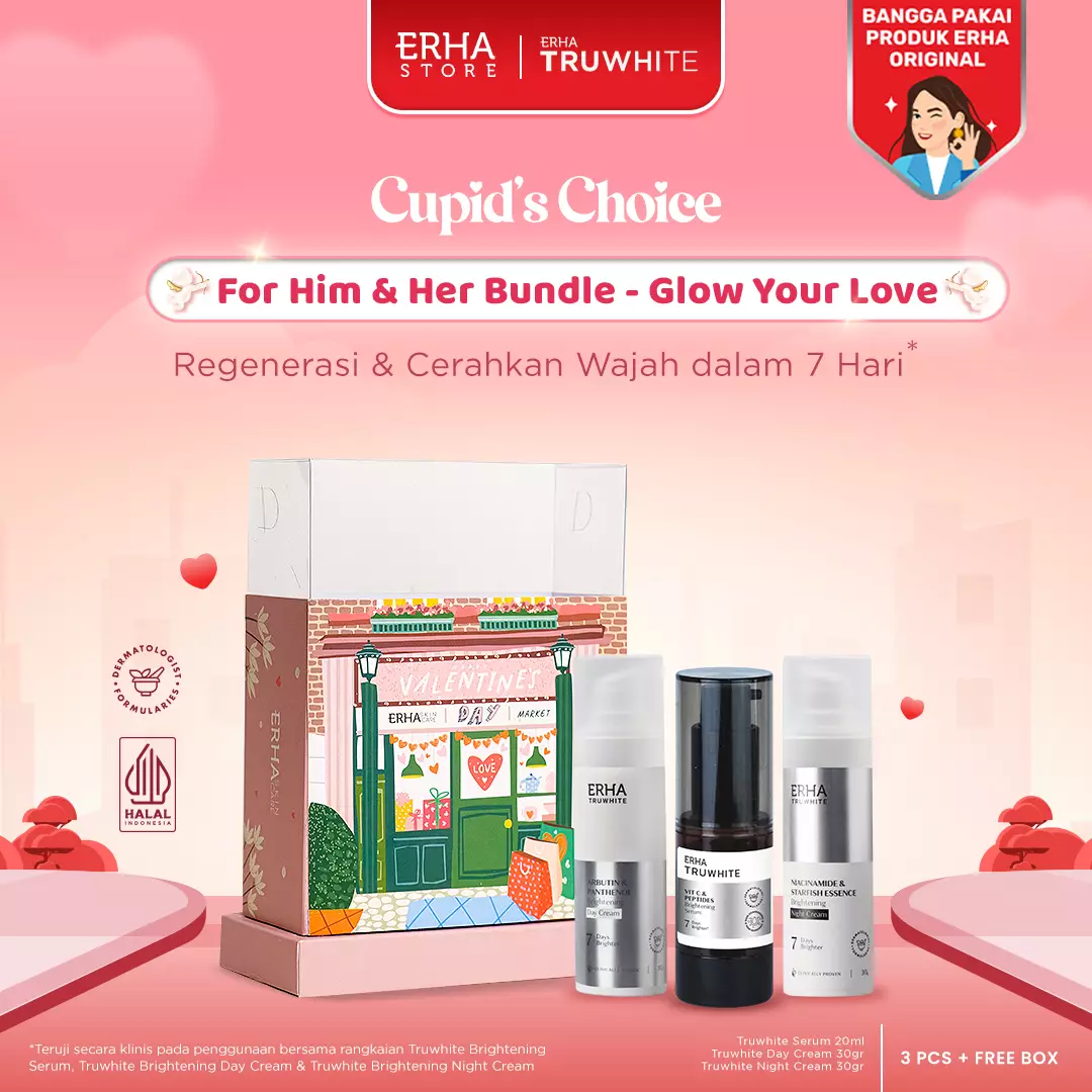 Jual Erha ERHA Valentine Bundle Special hampers - Cupid Choice (Glow ...
