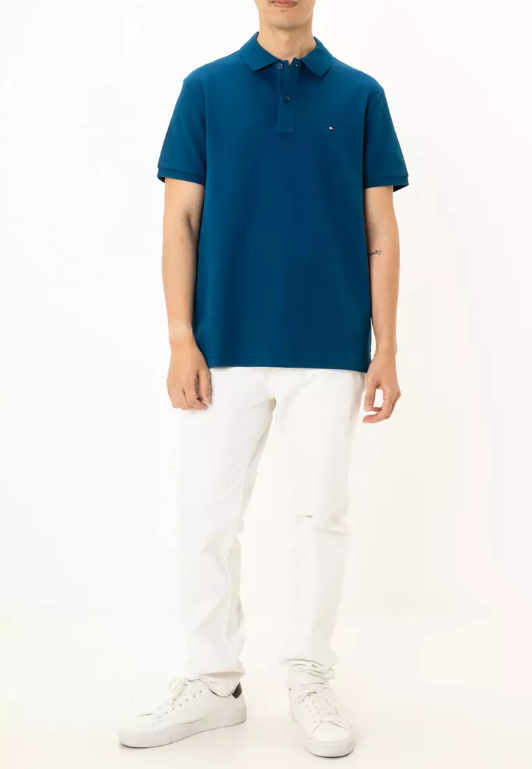 Buy Tommy Hilfiger Textured Reg Polo Shirt 2025 Online | ZALORA