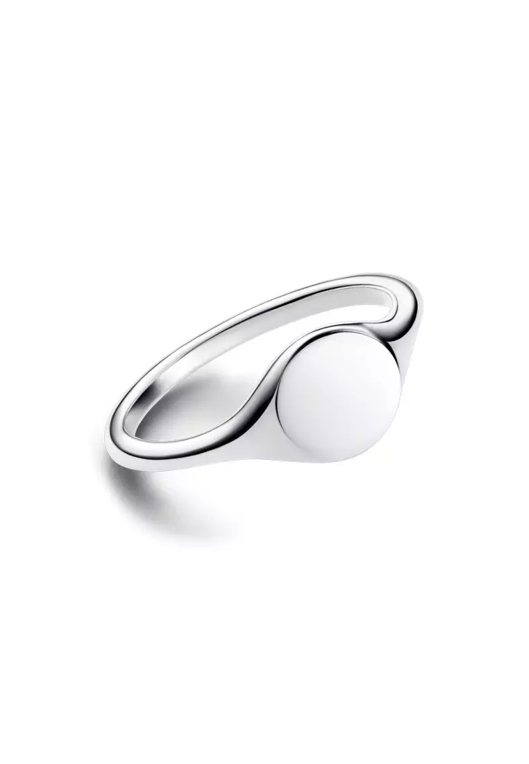 Buy PANDORA Pandora Engravable Signet Ring Online | ZALORA Malaysia