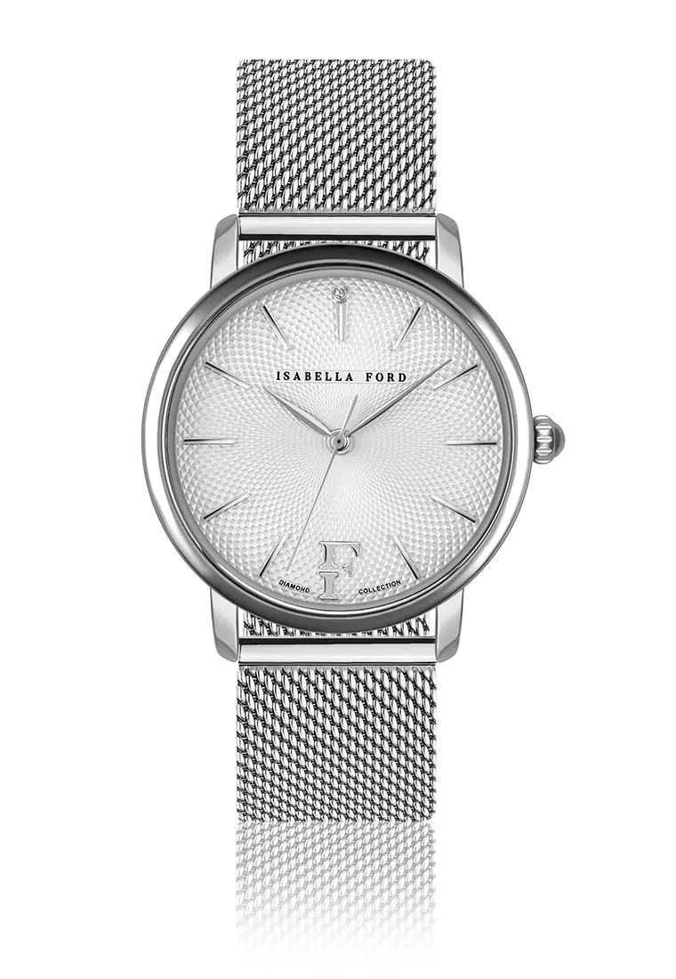 Buy Isabella Ford Isabella Ford Adore Silver Mesh Women Watch Online ...