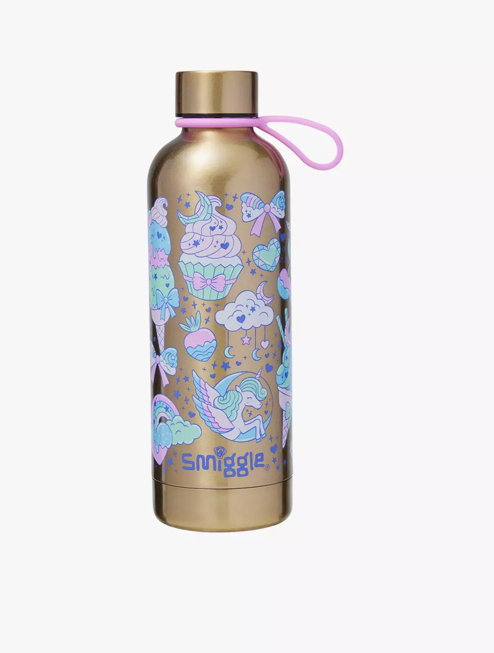Jual Smiggle Smiggle Radiant Insulated Stainless Steel Drink Bottle 500Ml - IGL456902GLD ...