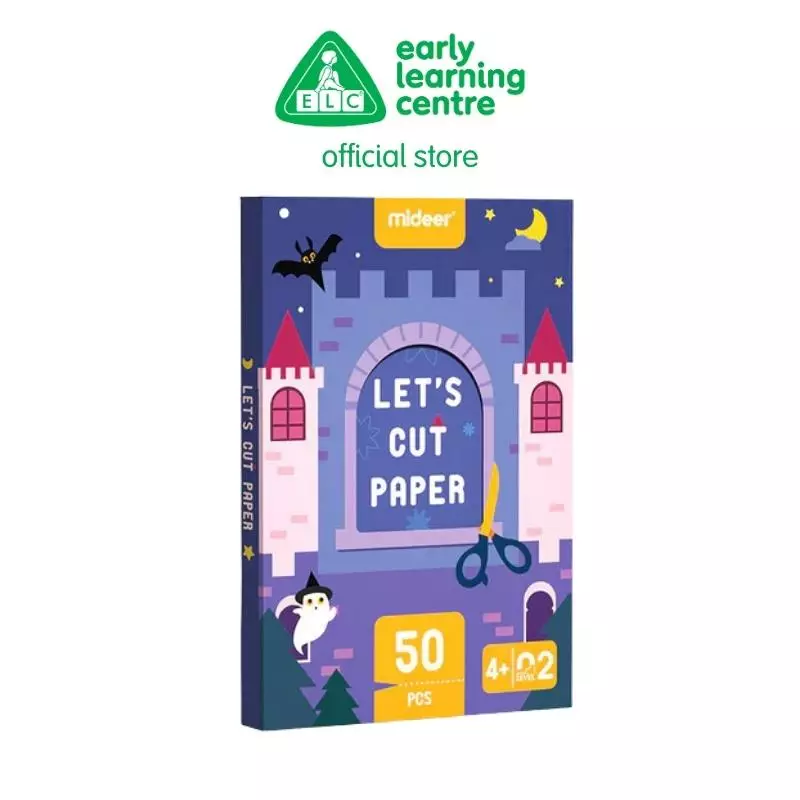 Jual ELC Mideer Lets Cut Paper (Middle) - Buku Edukasi Menggunting Anak ...