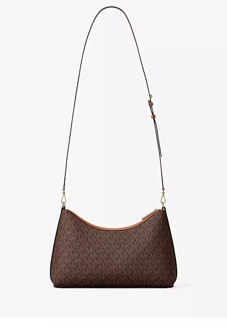 Buy MICHAEL KORS Sammy Medium Signature Logo Convertible Shoulder Bag ...