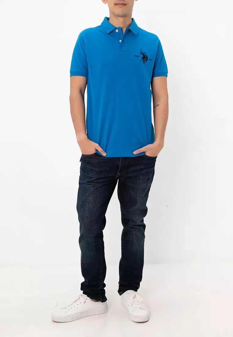 Buy US POLO ASSN Cotton Short Sleeves Polo Shirt 2025 Online | ZALORA