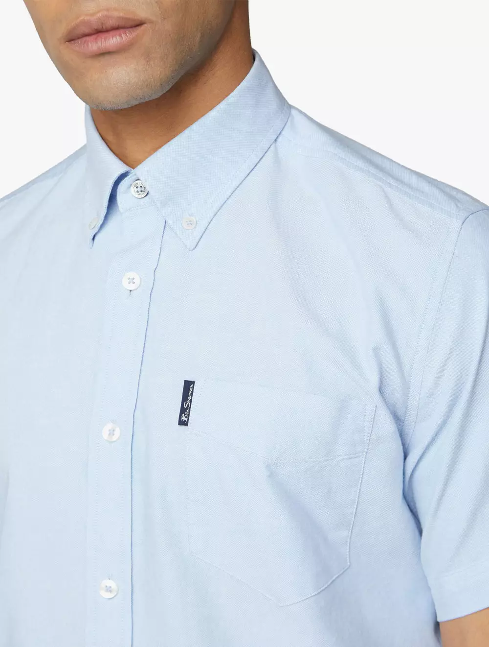 Jual Ben Sherman Men Shirt - Signature Oxford - Short Sleeve ...