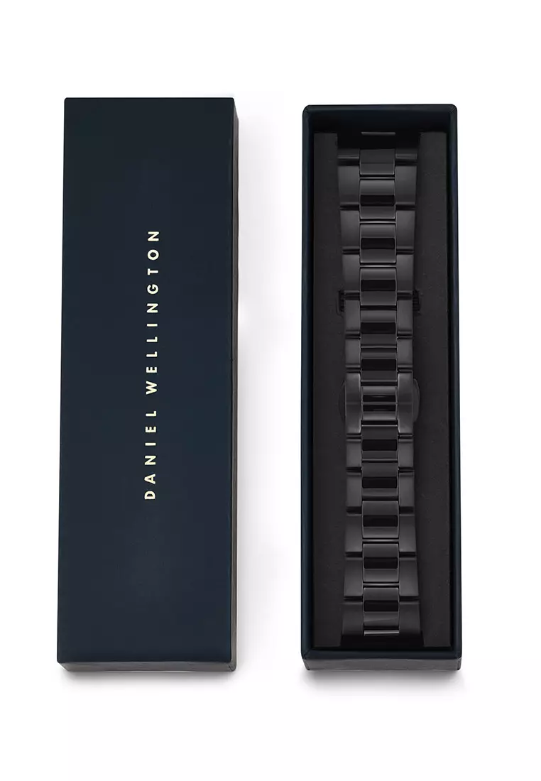 Buy Daniel Wellington 20mm Smartwatch Strap - Iconic Link Black ...