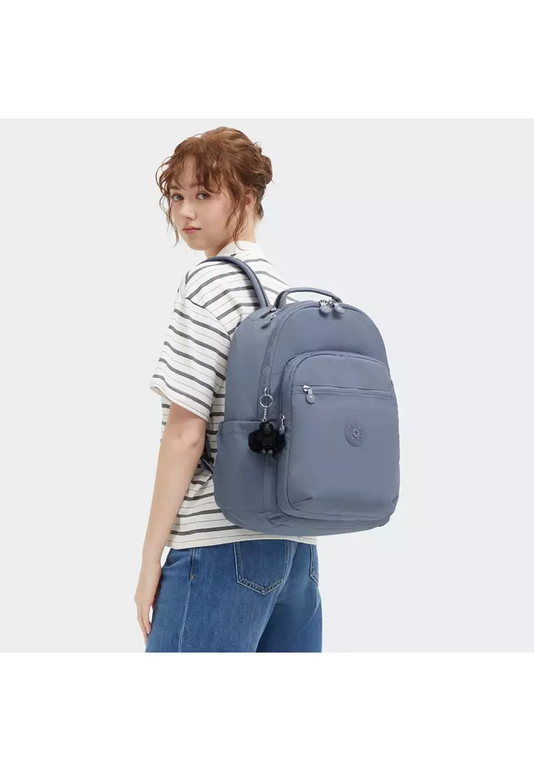 Buy Kipling Kipling Seoul Backpacks Blue Stone Online | ZALORA Malaysia