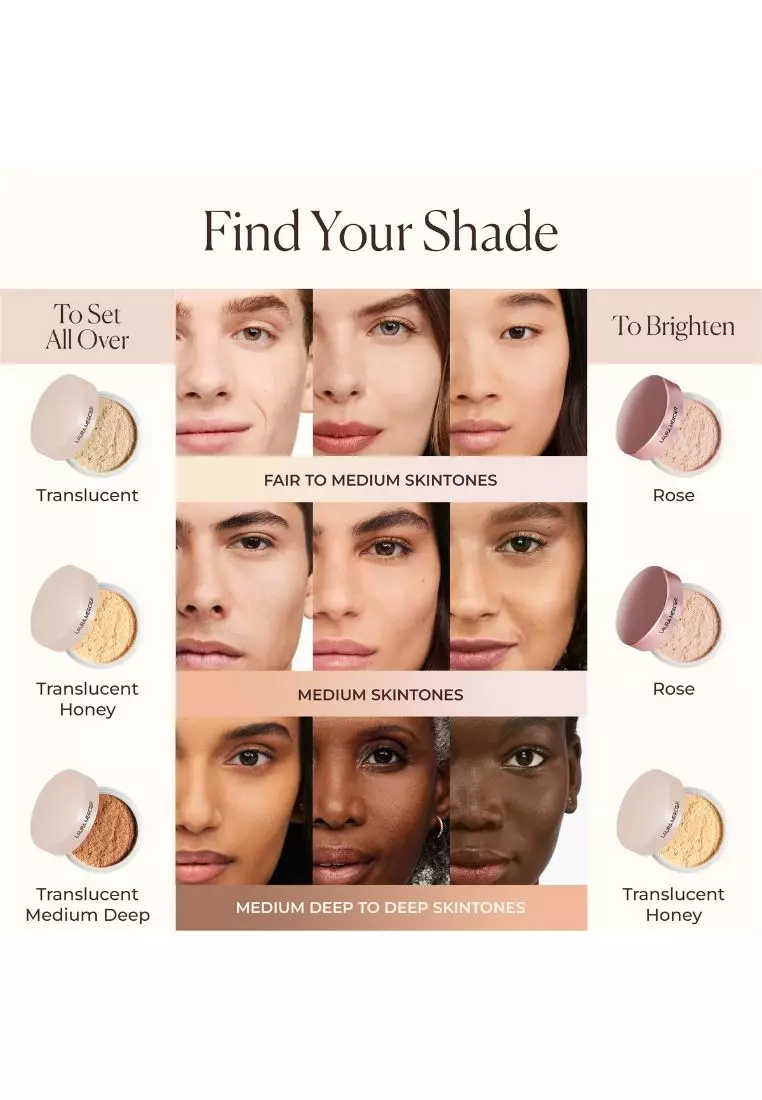 Buy Laura Mercier Translucent Loose Setting Powder Ultra Blur Tone-Up - Rose Online | ZALORA ...