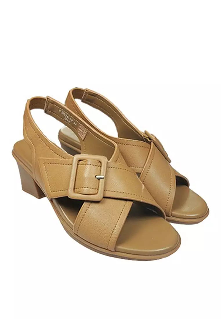 Jual Andrew Andrew Shoes Felicia Khaki Original 2026 | ZALORA Indonesia