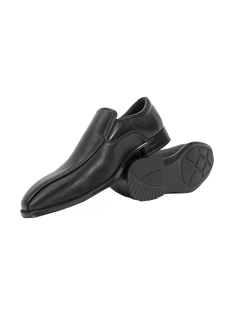 Buy Mario D' boro Runway Men's Formal Slip On Shoes MX 24631 Black C55 ...