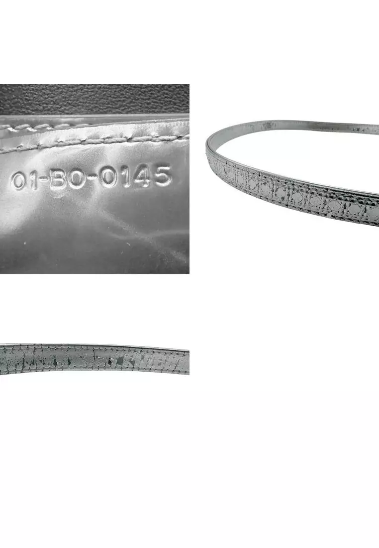 Buy DIOR Pre-Loved Dior Silver Leather Lady Dior 2025 Online | ZALORA