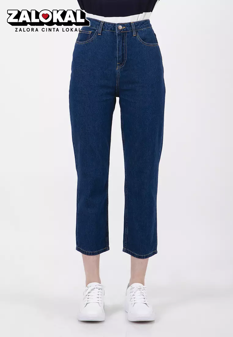 Jual COLORBOX Basic Highwaist Pants Original 2024 | ZALORA Indonesia