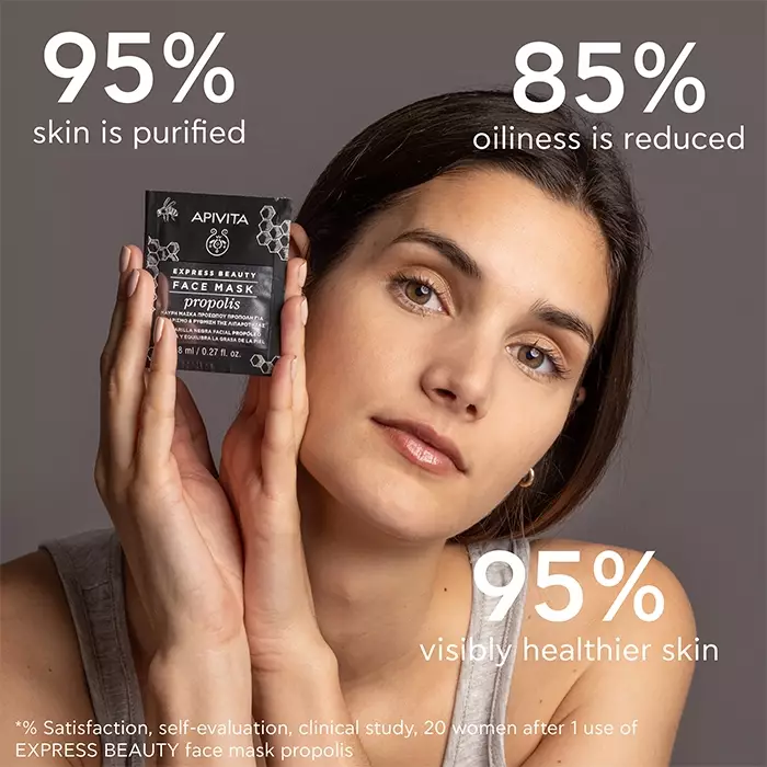 Jual APIVITA Apivita Express Beauty Black Face Mask With Propolis ...
