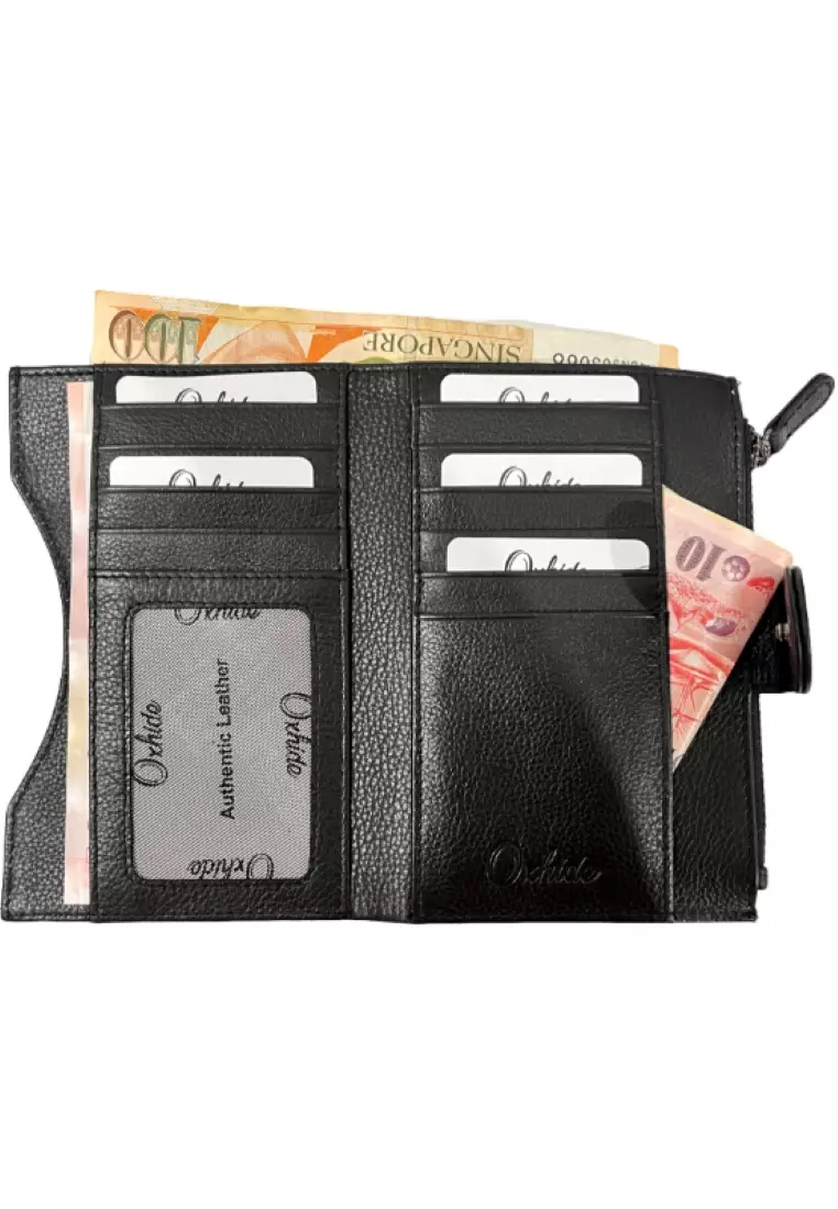 Buy Oxhide Wallet For Women -Women Wallet Slim Black Oxhide J0015 2025 ...
