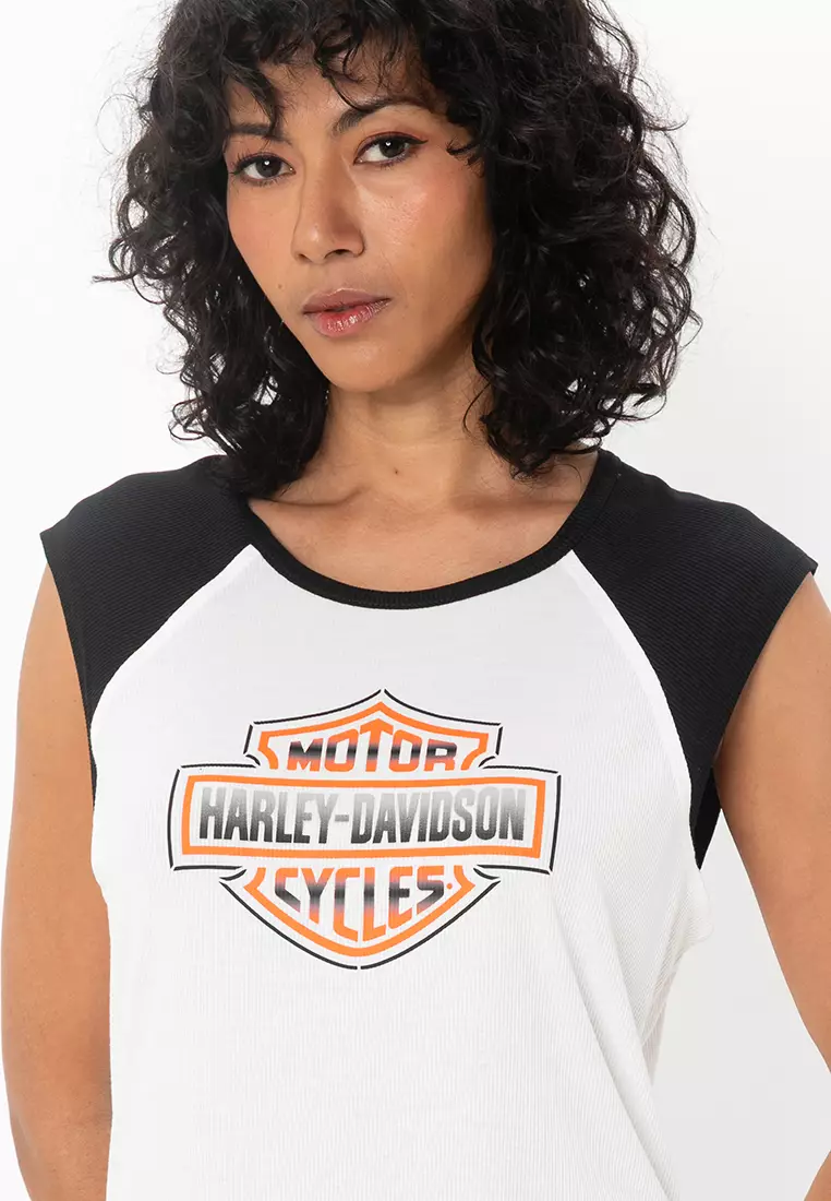 Jual Harley Davidson Harley-Davidson®Chrome Evo Raglan Tank Original ...