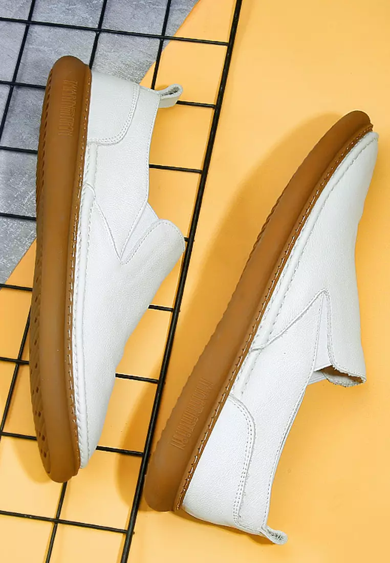 Twenty Eight Shoes VANSA Top Layer Cowhide Slip-on Loafer VSM-C0861 ...