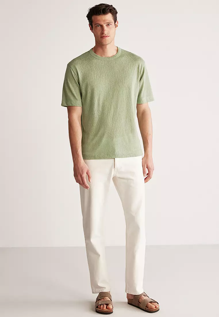 Buy GRIMELANGE Lucas Comfort Green T-Shirt 2024 Online | ZALORA Philippines