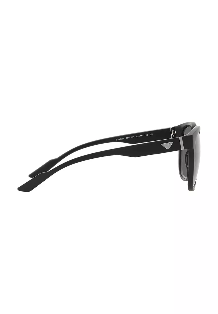 Buy Emporio Armani Men's Phantos Frame Black Acetate Sunglasses ...