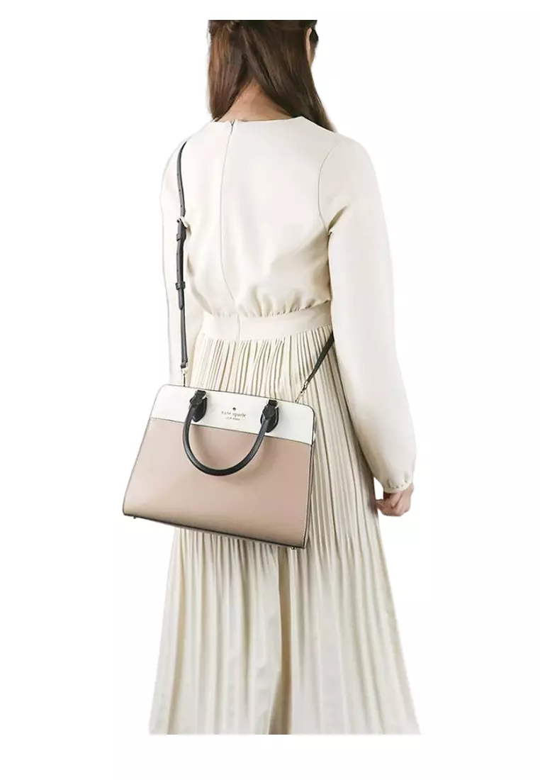 Buy Kate Spade Madison Colorblock Saffiano Leather Medium Satchel ...