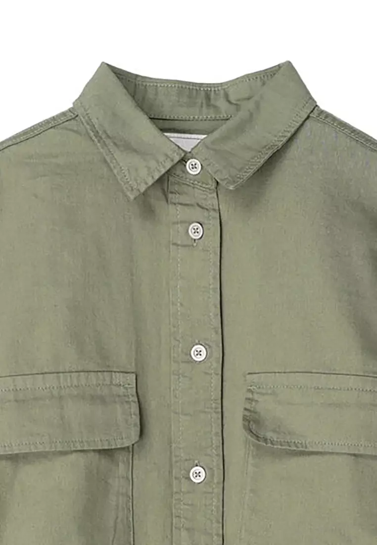 Jual Bobo Tokyo American Holic - Okawa Pocket Work Shirt Khaki Original ...