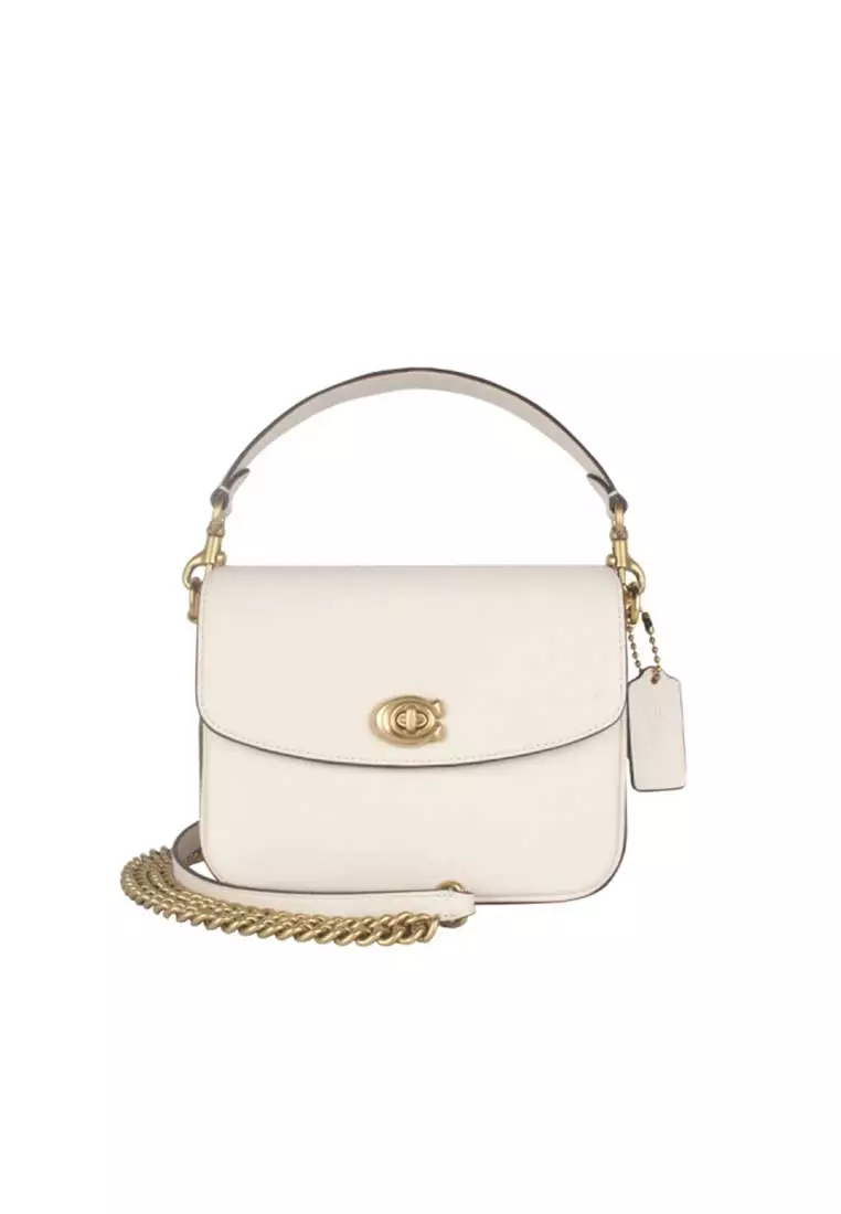 Jual Coach COACH CASSIE Women's White Classic Turn Lock Shoulder ...