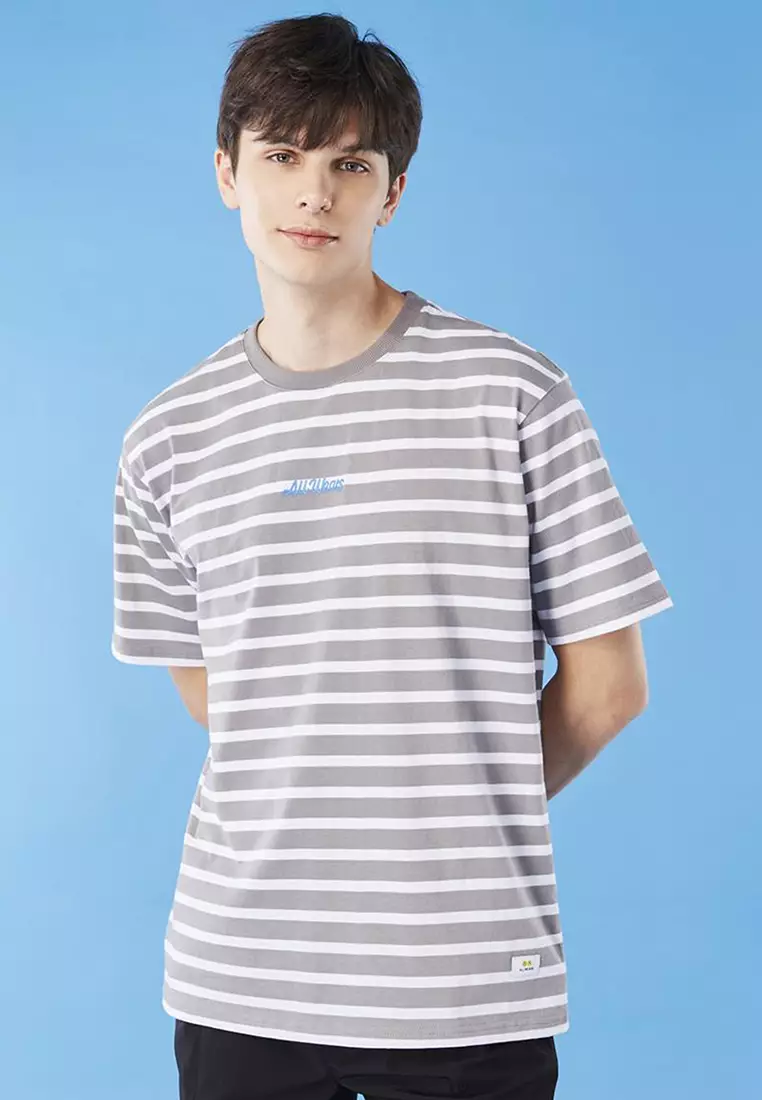 Buy Life8 All Wears Striped Logo Short Sleeves T Shirt 2024 Online Zalora