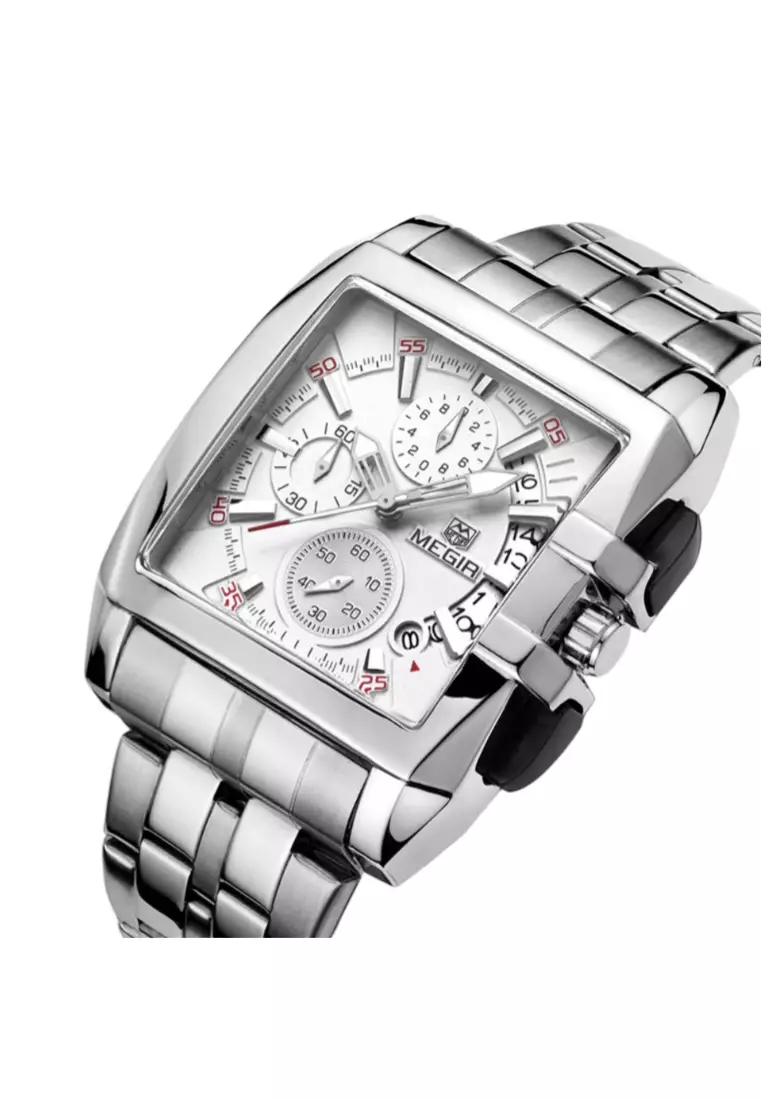 Buy OPCHIC Men's Sports Outdoor Steel Strap Square Watch 2025 Online ...