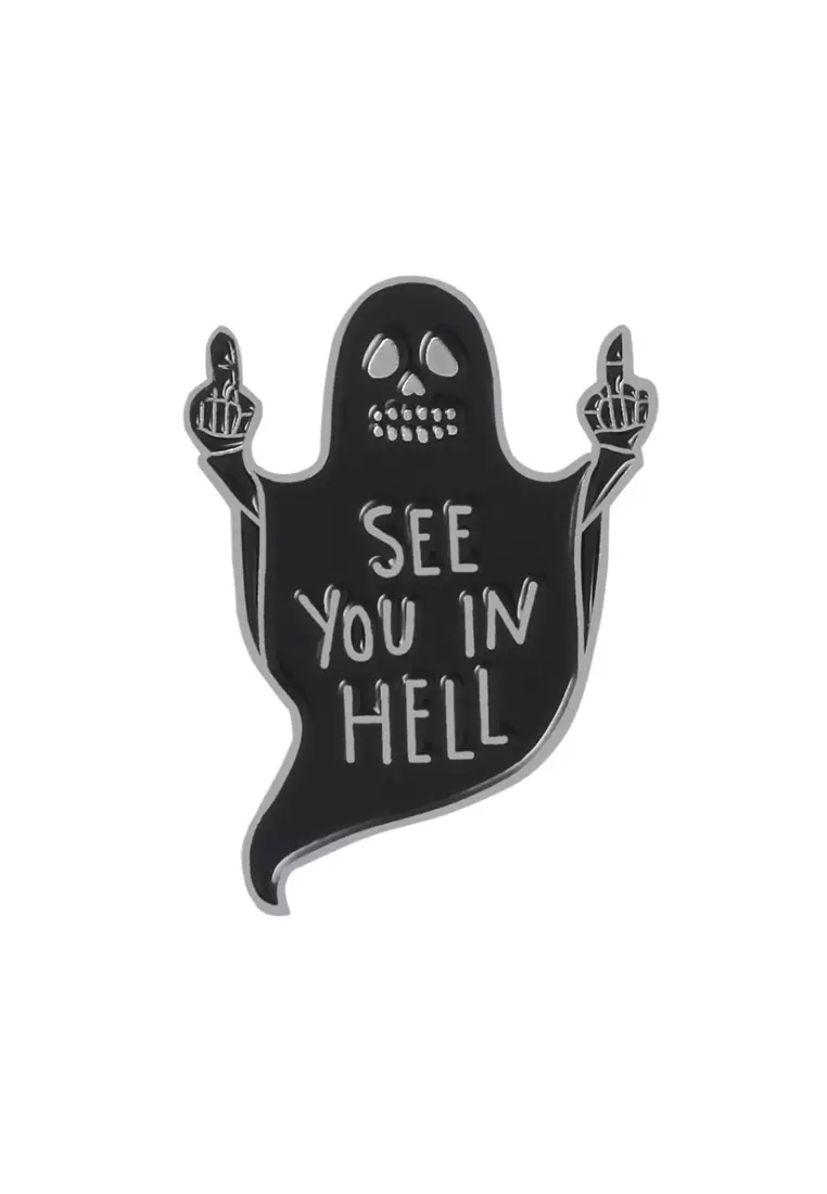 Buy Kings Collection Ghost Enamel Pins (KCPN1094) 2025 Online | ZALORA