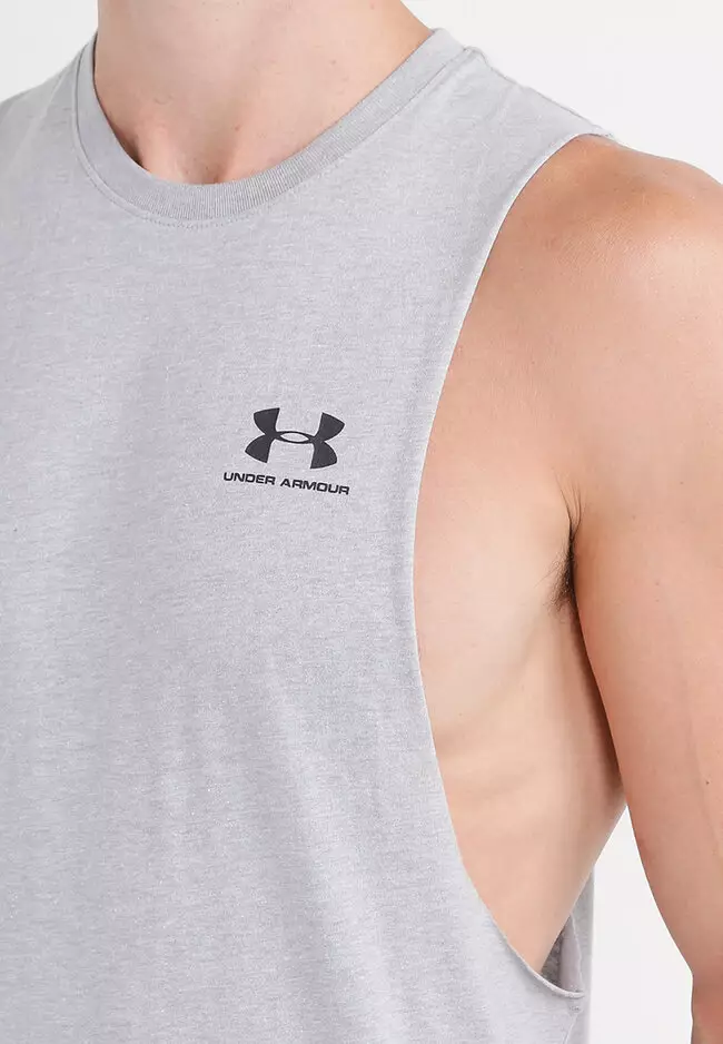 Buy Under Armour Men's Sportstyle Left Chest Cut Off Tank Top 2025 ...