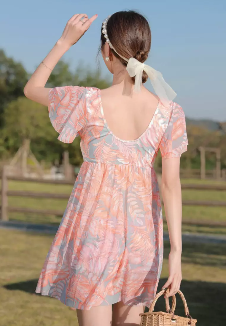 Buy LYCKA SNN3227-LYCKA Beach Casual Outer Dress (Pink) 2025 Online ...