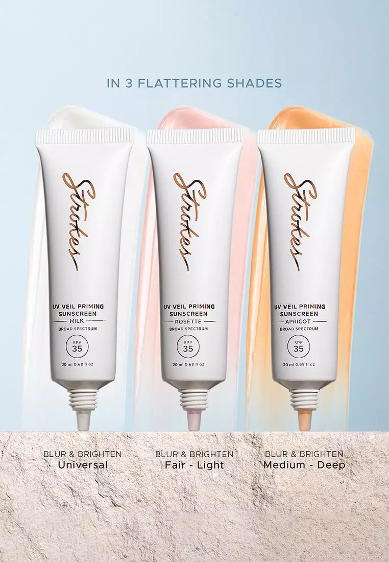 Buy Strokes Strokes UV Veil Priming Sunscreen in Apricot 2025 Online ...