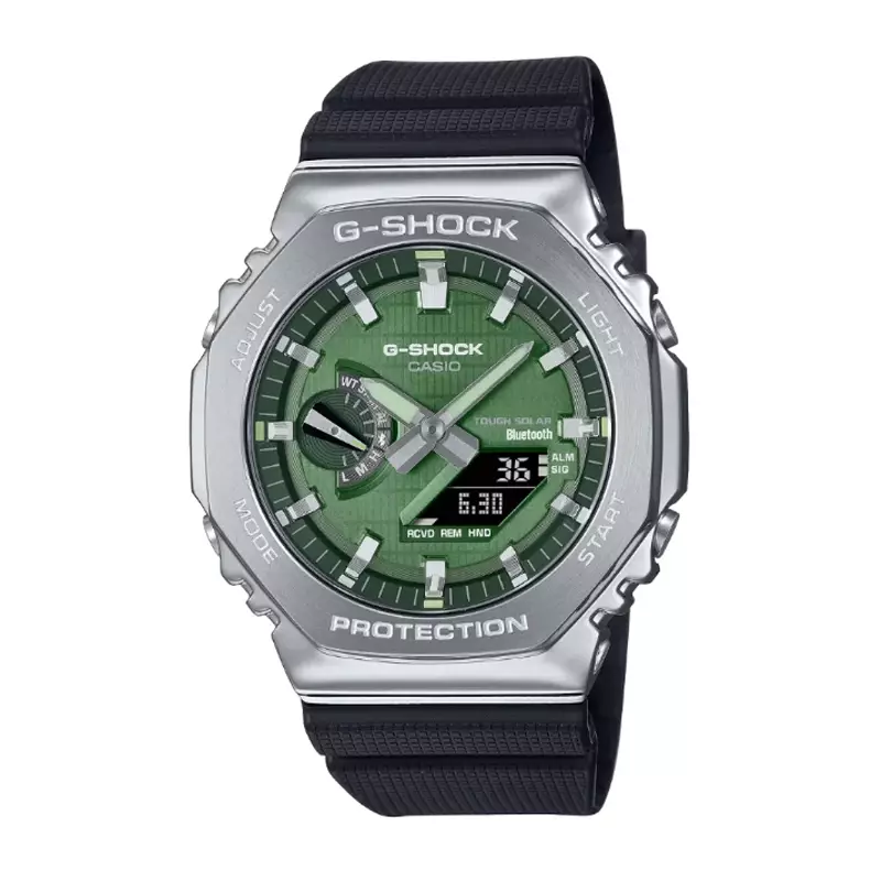 Jual Casio Casio G-Shock GBM-2100A-1A3DR Green Dial Black Rubber ...