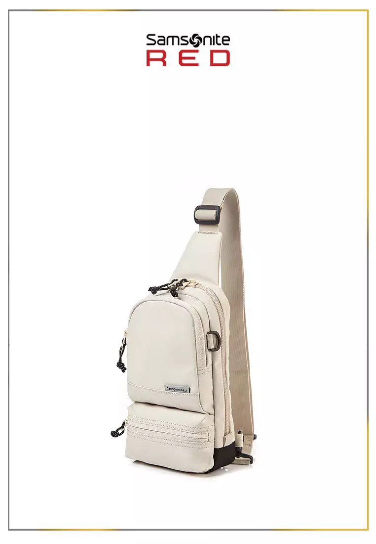 Jual Samsonite Samsonite Red Label Clynee Sling Bag Beige Original 2025 ...